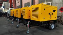 50kW Shangchai Silent Mobile Diesel Generator Set