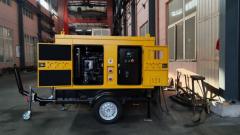 50kW Shangchai Mobile Diesel Generator for Field Power
