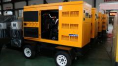 50kW Mobile Trailer Diesel Generator for Field Power