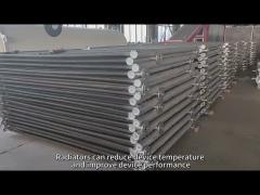 Aanpasbare aluminium geslepen staaf plaat olie koeler radiator voor hout droogmachine