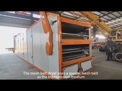Atualizar o sistema de secagem com a Junxu Heavy Industry Fully Automatic Mesh Belt Dryer