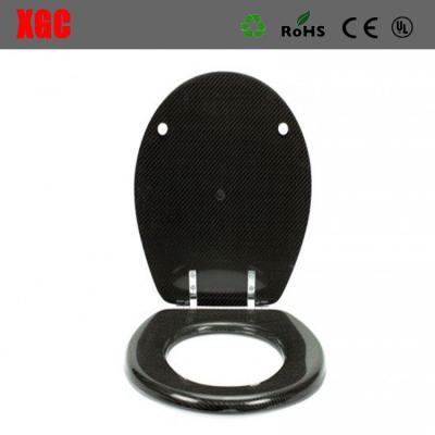 China Carbon Fiber Toilet Seat CARBON FIBER TOILET SEAT  BLACK Racing Seat for sale
