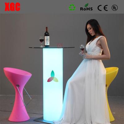 Cina Colori del telecomando 16 che cambiano la Tabella di tè del tavolino da salotto della Tabella del LED Antivari per la decorazione dell'hotel di nozze del club del partito di eventi in vendita