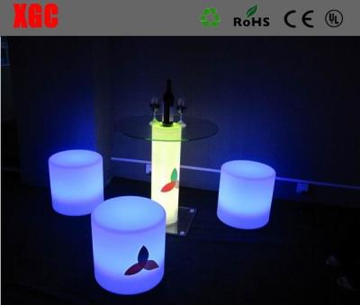 中国 「*導かれた高い立方体のガラス テーブル」 販売のため