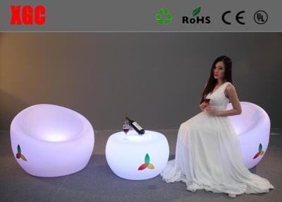 中国 作り付けの充電電池との頑丈なLEDの半月のテーブルの現代様式 販売のため