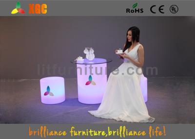 中国 40赤外線リモート・コントロールと無毒なX 40X H40cm LEDのテーブルおよび椅子 販売のため