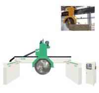 China Dual Drive Multi Blades Stone Cutting Machine for Granite Marble 90kw 200mm Guide Pole for sale