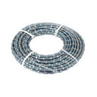 China 8.8mm Diamond Wire Saw for Granite Marble Profiling 37 Beads per Meter for sale
