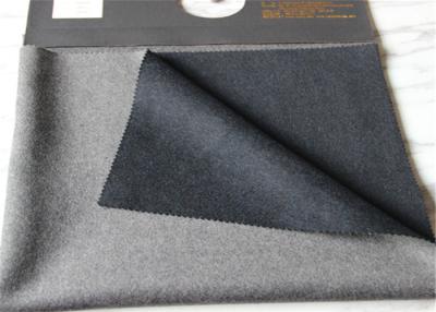 China ISO9001 Double Faced Wool Coating Fabric Different Color For Each Side for sale