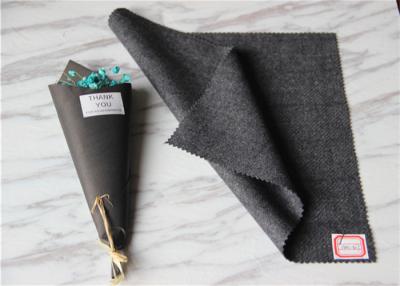 China 600 Gram Per Metre Grey Plaid Fabric Anti Pilling / Wind For Working Suits for sale