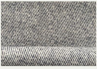 Cina Tessuto grigio della lana della saia del tweed leggero per i cappotti delle donne lunghe di inverno in vendita