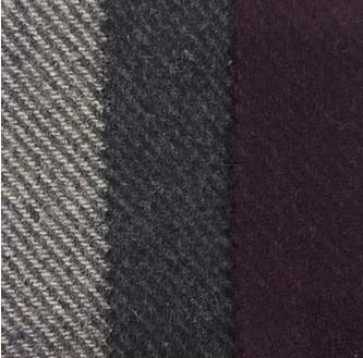 Cina Tessuto del nero/grigio due colori del poliestere della saia della lana, larghezza 150CM in vendita
