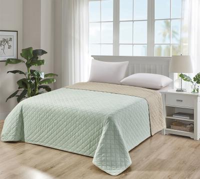 Microfibre réversible couchette 75gm polyester avec conception ultrasonique