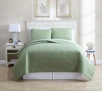 China Soft Hypoallergenic Microfiber Quilt Bedspread with Polyester Filling for sale