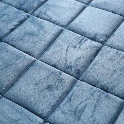 China Weiches Flannel Fleece mit Sherpa Comforter mit Box Quilting zu verkaufen