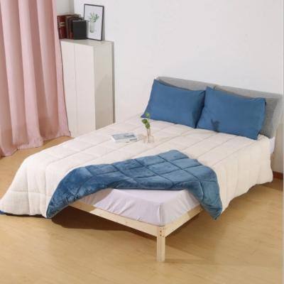 China Ultieme Sherpa gooi luxe pluis omgekeerd naar Microsherpa gooi deken comforter Te koop