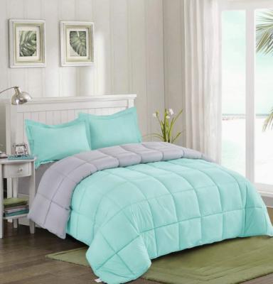 China Super Soft Down Alternative Comforter - Customized Design Reversible with 2 Colors Duvet Insert Comforter Set for sale