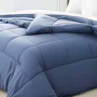 China Reversible Solid Microfiber Comforter Machine Washable Soft Durable Hypoallergenic Comfortable Bedding Suitable Hotels for sale