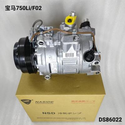 China Auto Ac Conditioning Compressor For BMW 750Li F02 OEM 64529154072 64529399061 Compressor assembly for sale
