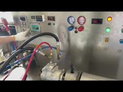 Automobiele airconditioningcompressor elektronisch regelklep standaard test gedetailleerde video