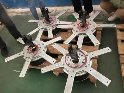 China Aluminum Alloy Blade Industrial Ceiling Fan 24ft 1.5kw Big Ceiling HVLS Fans for sale
