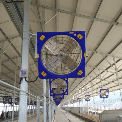 Cina Ventilatore industriale moderno 5 m/s Velocità del vento a 6 metri di distanza per un flusso d'aria superiore in vendita