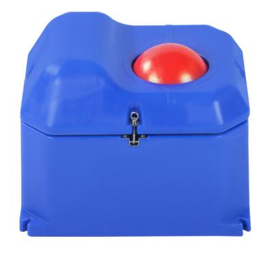 China 30-50L/min LLDPE Livestock Auto Waterer With Built In Temperature Control Blue Color for sale