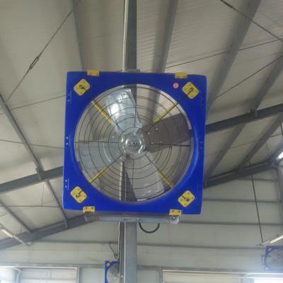 Cina Flusso d'aria Circolazione Ventilatore PE Cornice Ventilazione del bestiame 38/0.96m Diametro della lama 410w Potenza di ingresso in vendita