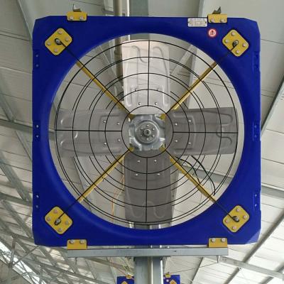 Cina Flusso d'aria Circolazione Ventilatore PE Cornice Ventilazione del bestiame 38/0.96m Diametro della lama 410w Potenza di ingresso in vendita
