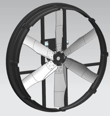 중국 IP55 보호 등급의 산업용 팬, 6개의 합금 블레이드 소재로 제작되어 오래 지속되는 냉각 성능 제공 판매용