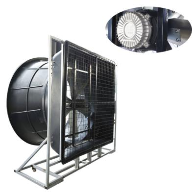 China 2200W High-Performance Exhaust Fan with 125000m³/h Airflow and 72'' Blade Diameter for Large Spaces for sale