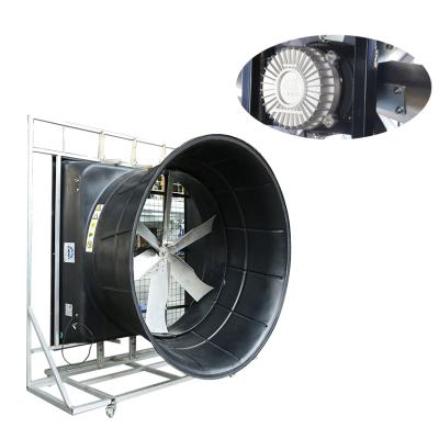 China 129kg Industrial Exhaust Fan With 2185*2185*885mm And 345r/Min Rotation Speed for sale