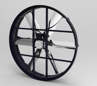 China 72-inch Industrial Panel Fan with 3-Phase 380V Power and 60,000 m³/h Air Volume for Livestock Ventilation for sale