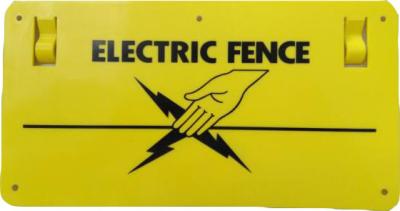 China De Elektrische Omheining Warning Sign van pp for sale