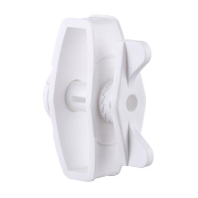 China Electric Fence Insulators Fence 15mm Tape 6 Teeth Inline Wire Strainer With Gear with white color for sale