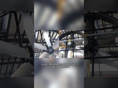 3Φ/380V/50Hz 72 産業用排気扇風機 パネル扇風機 72/1.83m 扇風機刃直径
