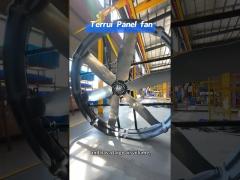 Industrial Ceiling Fan 38 Blades 28273m\u00b3/h Airflow For Livestock Poultry Farming Ventilation