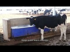 2 Sets 1800W Adjustable Heating Livestock Auto Waterer with Flow Rate of 100-120L/min