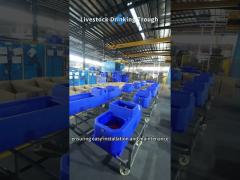 Sturdy 300mm Height Heavy duty Polyethylene Blue Livestock Water Tank With Flow Rate