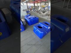 terrui blue single-hole drinking fountain: 40l large capacity, polyethylene material, easy to clean