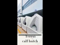 polyethylene weatherproof dairy calf hutches white rectangle shape with insulation property