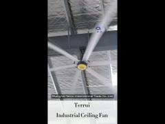 powerful 6pcs alloy blade industrial ceiling fan with variable speed control