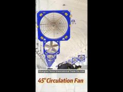 livestock ventilation fan with 610rpm rotation speed 40700m3/h air flow and 610w power