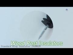 excellent insulation electric fence wood post insulators with affordable cost