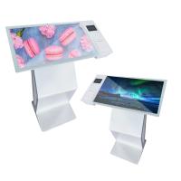 China Ips Screen Interactive Touch Kiosk With Scanner Receipt Printer for sale
