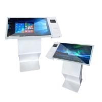 China Ips Screen Interactive Touch Kiosk With Scanner Receipt Printer for sale