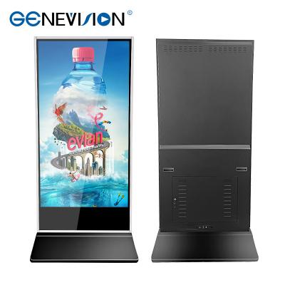 China Touch screen Signage van de Reclamespeler Lcd Grote Groottevertoning in 75 Duim Te koop