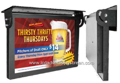 China Wifi Wall Mounted LCD Advertising Screen for sale