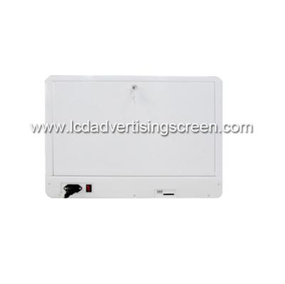 China Exhibición blanca del caso de demostración del refrigerador, caja transparente del vidrio del LCD en venta
