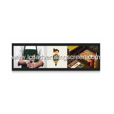Cina Pidocchio LCD allungato fissato al muro 1000 di luminosità del contrassegno di Digital del BUS del pannello di Antivari in vendita